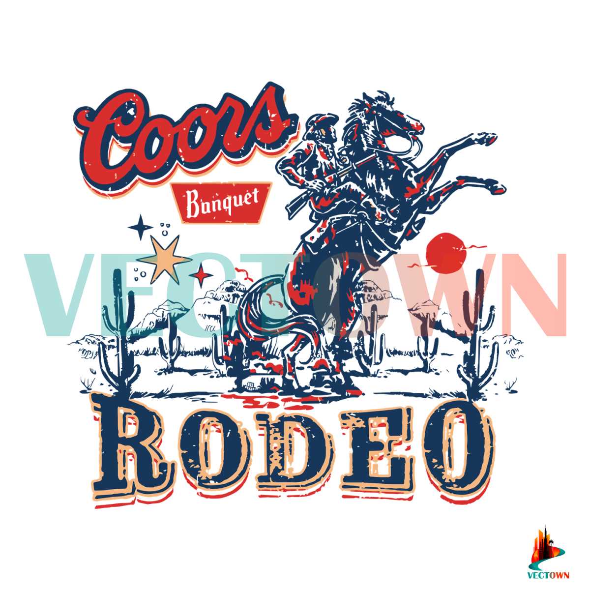 Coors Cowboy Western Rodeo SVG Graphic Design FIle Best Grap | Inspire ...