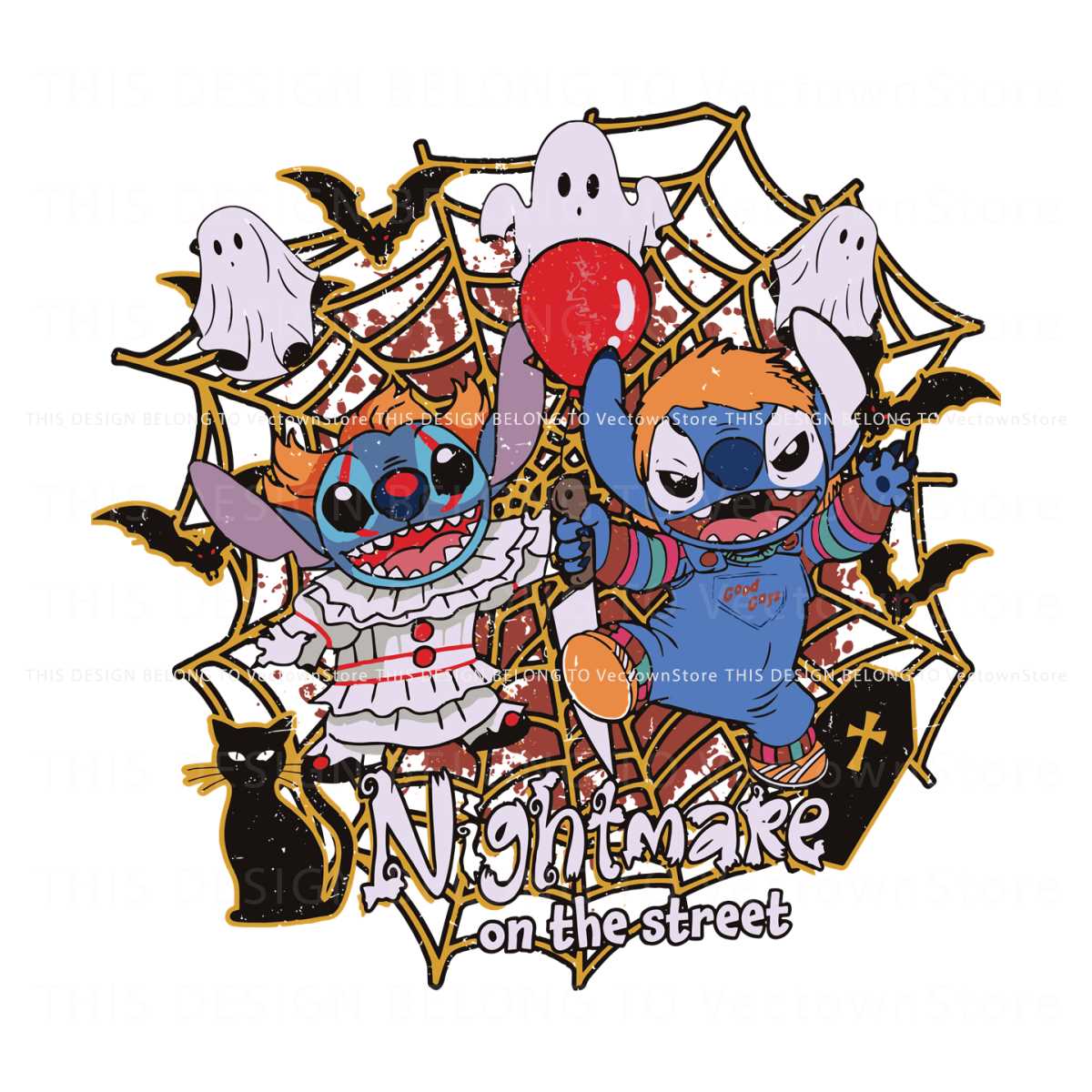 Disney Stitch Halloween SVG Nightmare On The Main Street SVG | Inspire ...