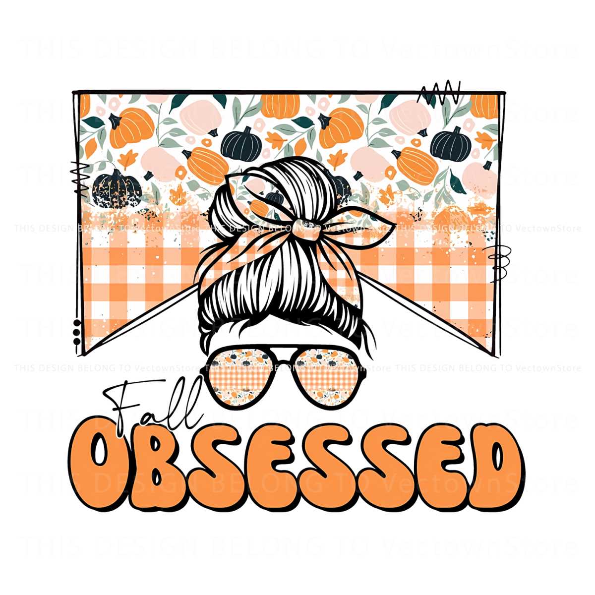 Fall Obsessed Autumn Country Mama PNG Sublimation Best Graph | Inspire ...