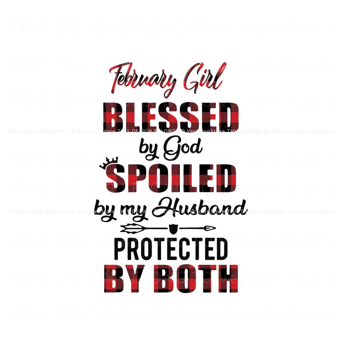 February Girl Blessed By God Svg Birthday SVG Digital File B | Inspire ...