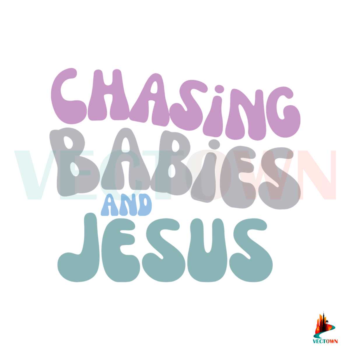 Free Chasing Babies and Jesus Bible Verse SVG File Best Grap | Inspire ...