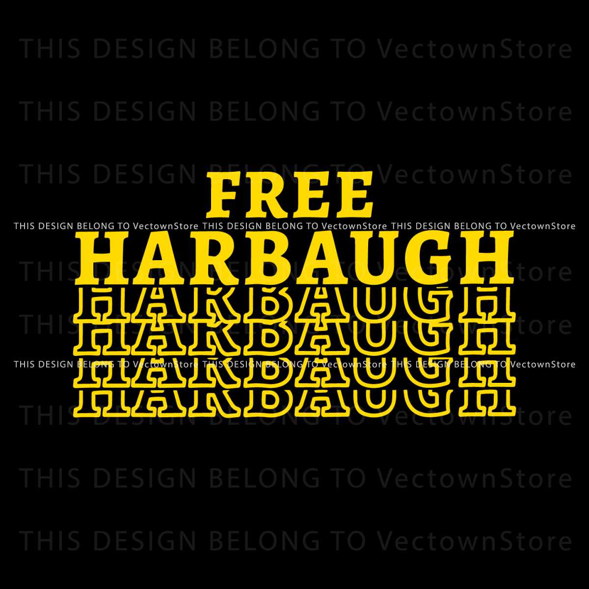Free Harbaugh Wolverines Football SVG Cutting Digital File B | Inspire ...