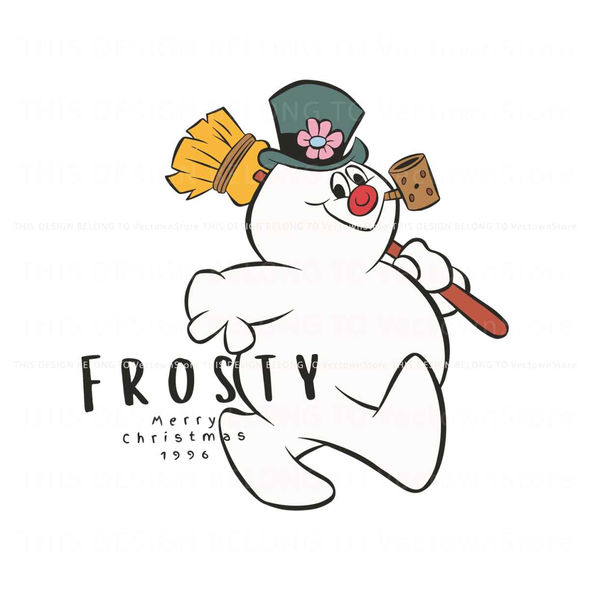 Frosty The Snowman Merry Christmas SVG Cutting Digital File | Inspire ...