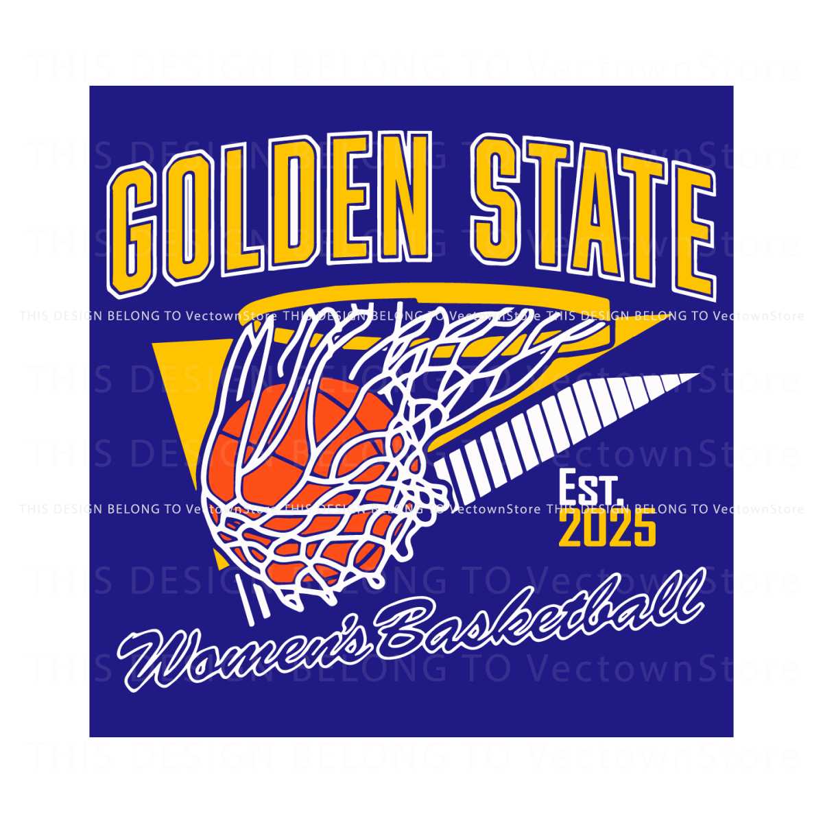 Golden State Womens Basketball SVG Cutting Digital File Best | Inspire ...