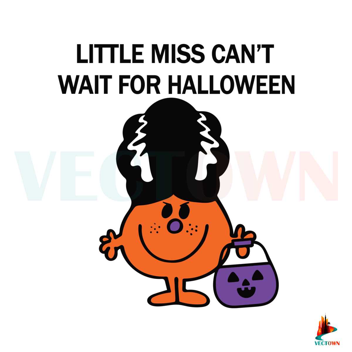 Halloween Little Miss Bride of Frank Sticker SVG Digital Fil | Inspire ...
