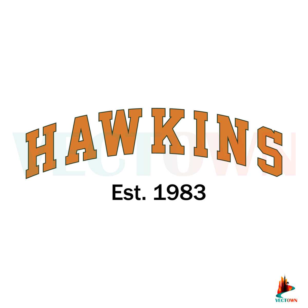 Hawkins est 1983 Middle School Indian SVG Digital File Best | Inspire ...