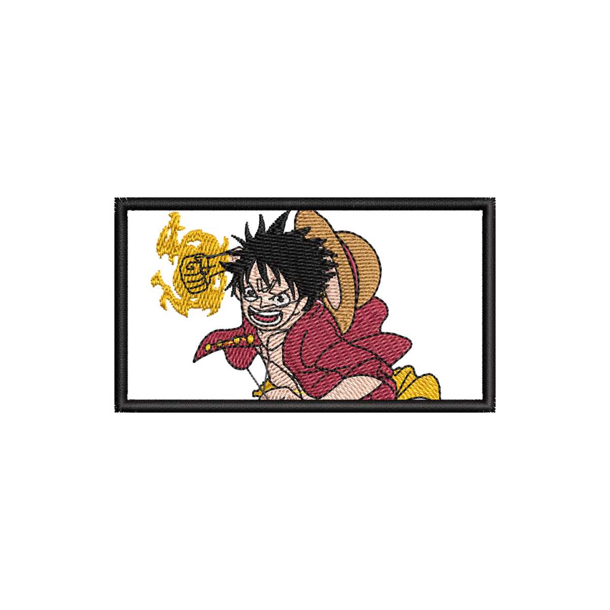 Luffy Fight Embroidery Design One Piece Anime Embroidery | Inspire Uplift