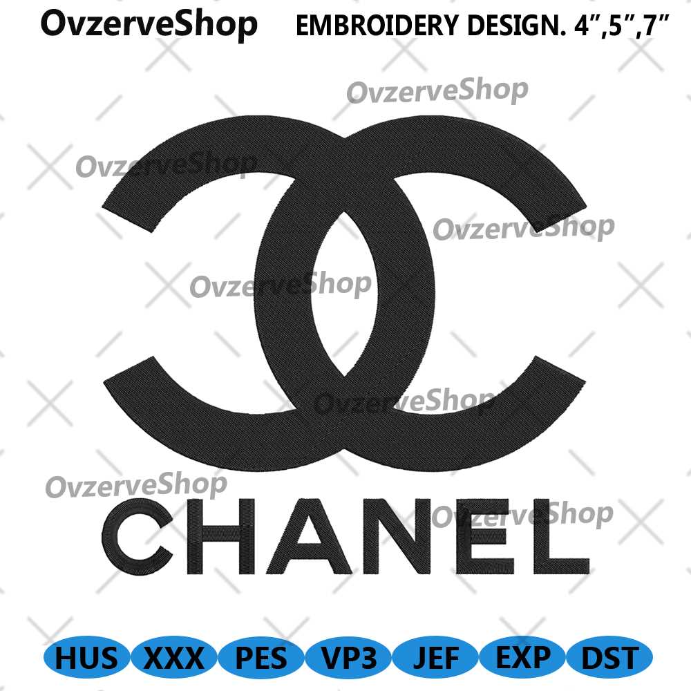 Chanel Logo Embroidery Design Download | Inspire Uplift