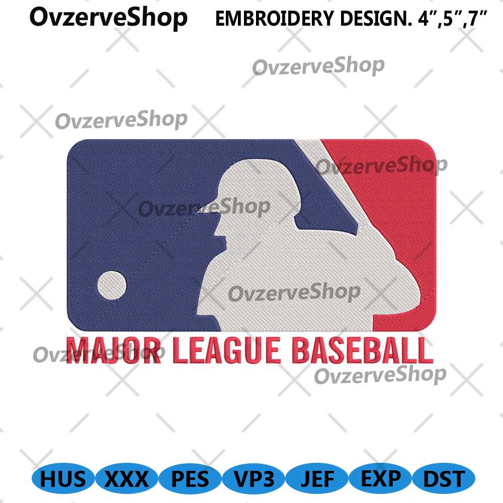 Major League Baseball Logo Embroidery Download, MLB Logo Mac | Inspire ...