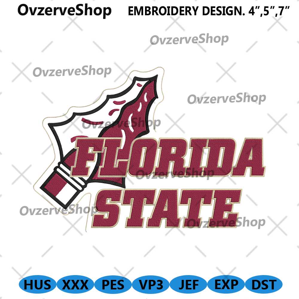 Florida State Logo NCAA Embroidery Design, Florida State Emb | Inspire ...