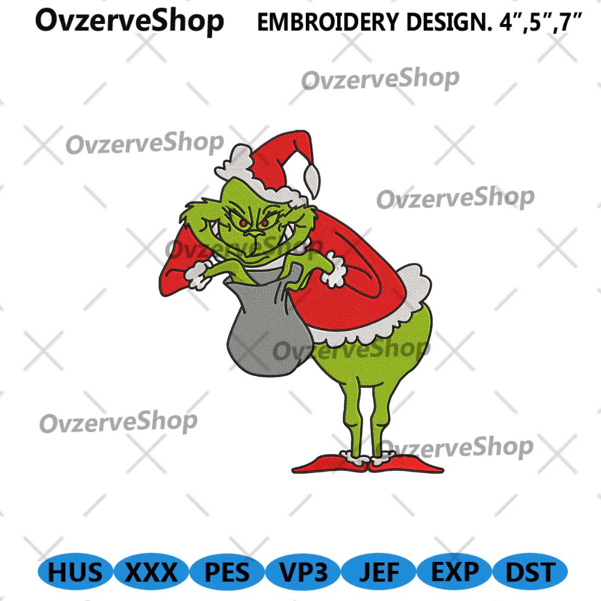 Christmas Grinch Embroidery Design Files, The Grinch Machine | Inspire ...