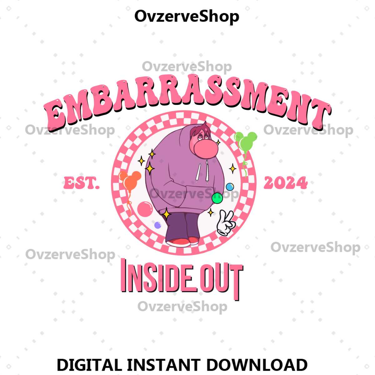 Embarrassment Svg, Inside Out Svg, Pixar Inside Out Characte | Inspire ...