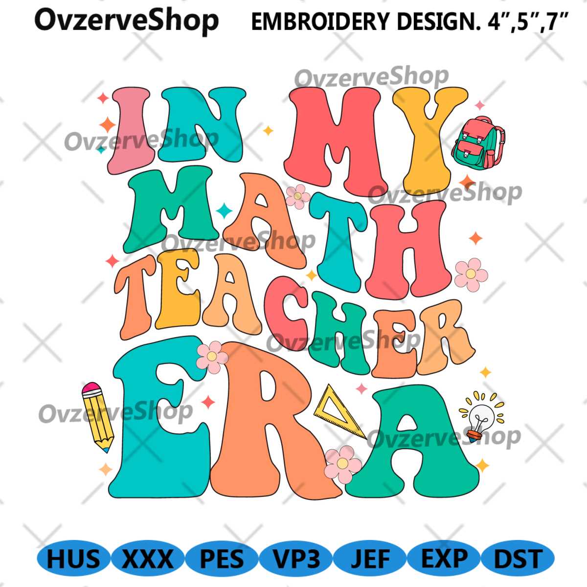 In My Math Teacher Era Svg, Math Teacher Svg, Groovy Teacher | Inspire ...