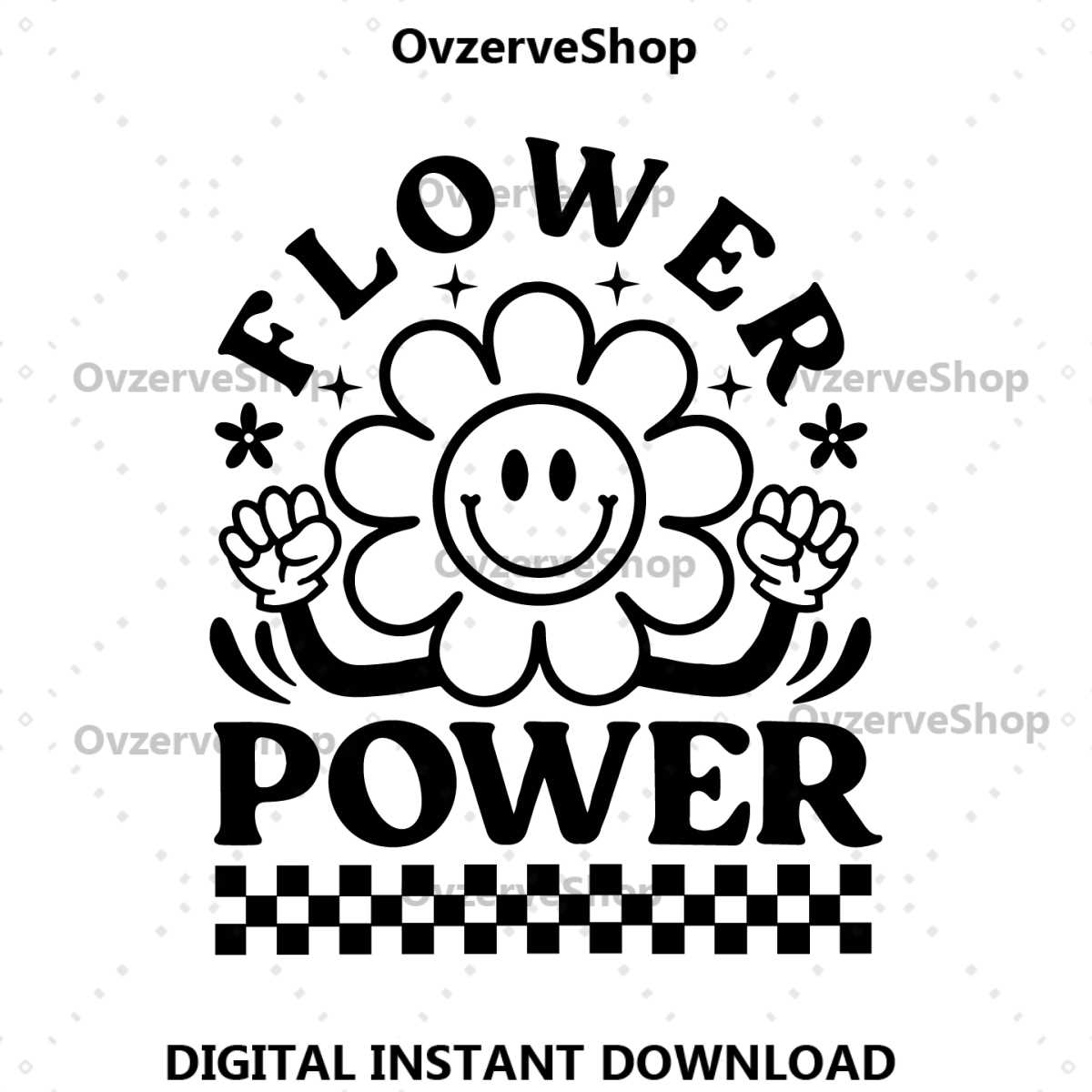 Flower Power SVG PNG, Flower SVG, Flower Child Svg | Inspire Uplift