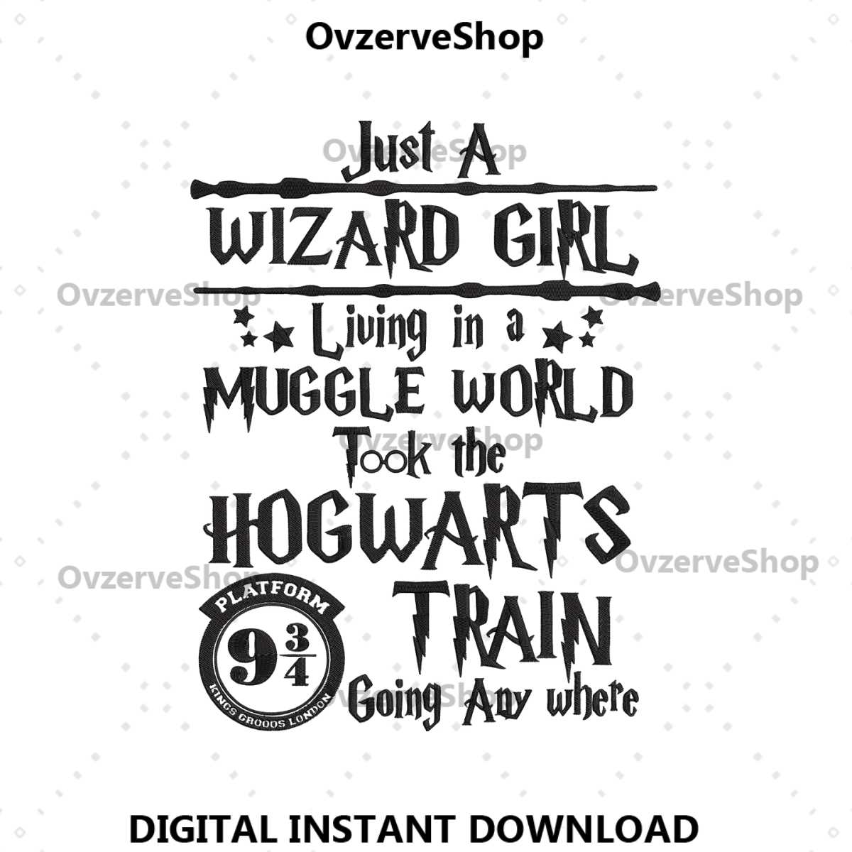 Harry Potter Just A Wizard Girl Living In A Muggle World Mac | Inspire ...