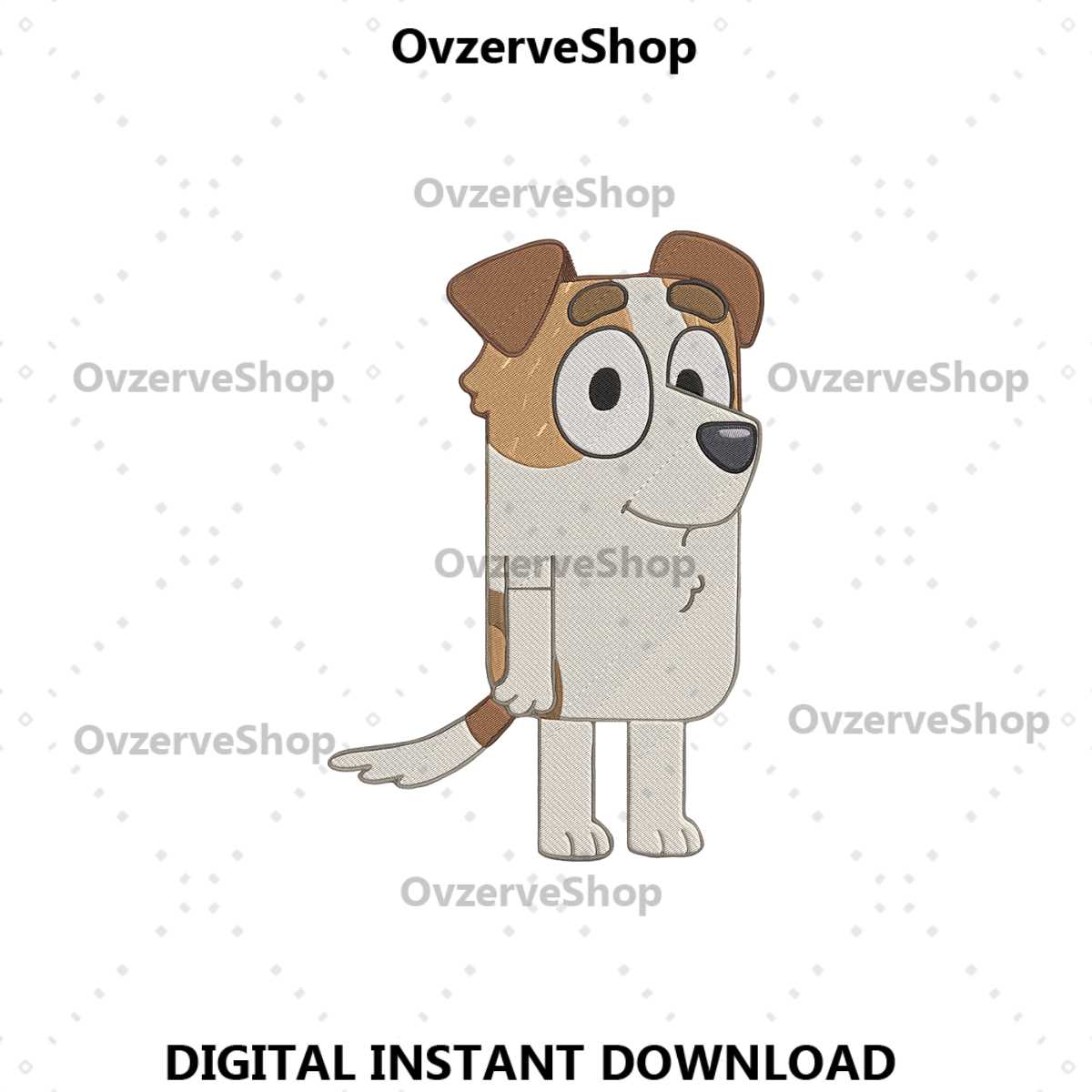 Jack Bluey Embroidery Download, Jack Russell Bluey Embroider | Inspire ...