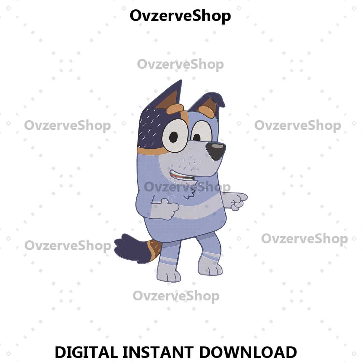 Bluey Uncle Stripe EmbroideryInstant Files, Uncle Stripe Des | Inspire ...