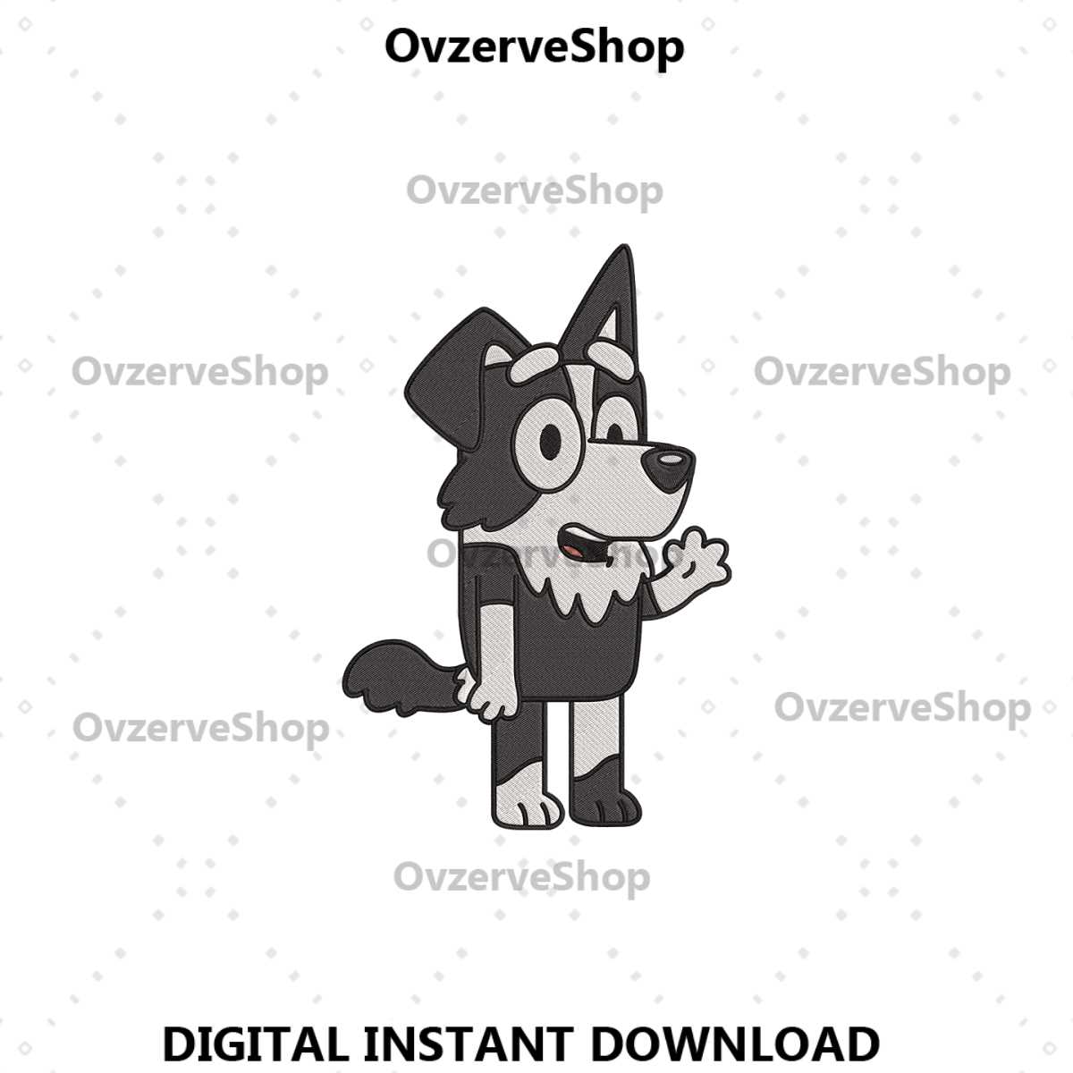 Mackenzie Bluey Embroidery File, Bluey Characters Machine Em | Inspire ...