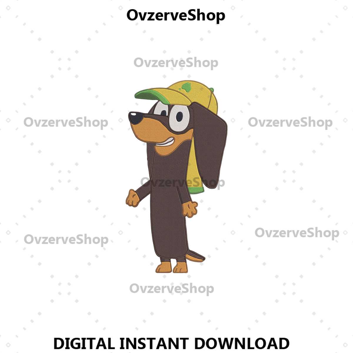 Snickers Bluey Machine Embroidery Digitals Design, Bluey Fam | Inspire ...