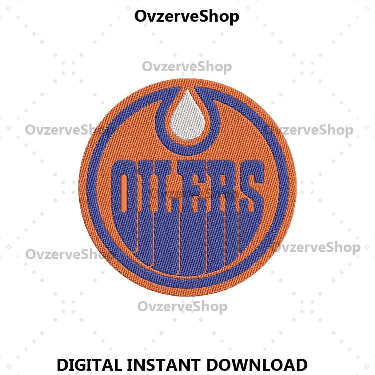 Edmonton Oilers Hockey Embroidery Design, NHL Edmonton Oiler | Inspire ...