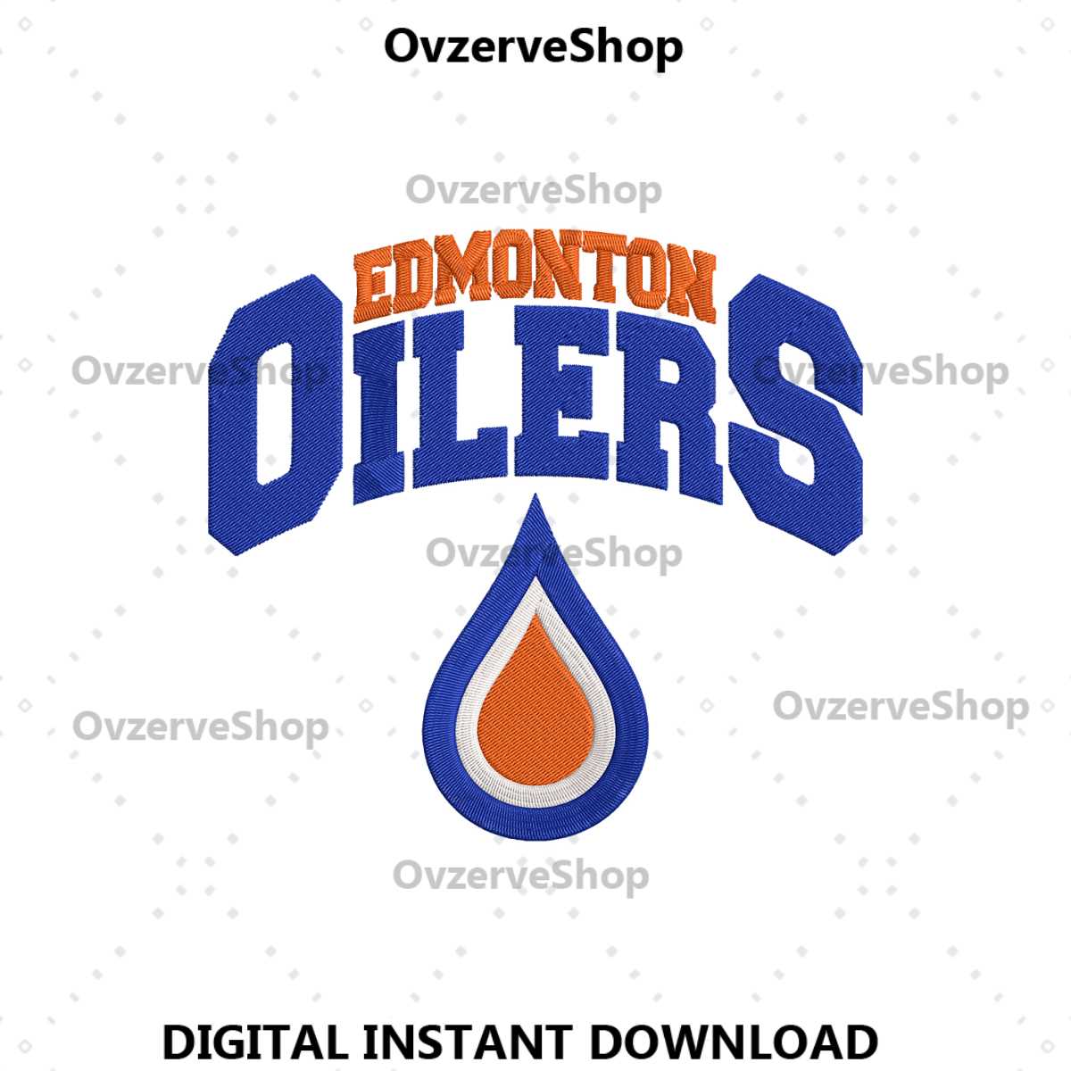 NHL Edmonton Oilers Design, Edmonton Oilers Logo Embroidery | Inspire ...
