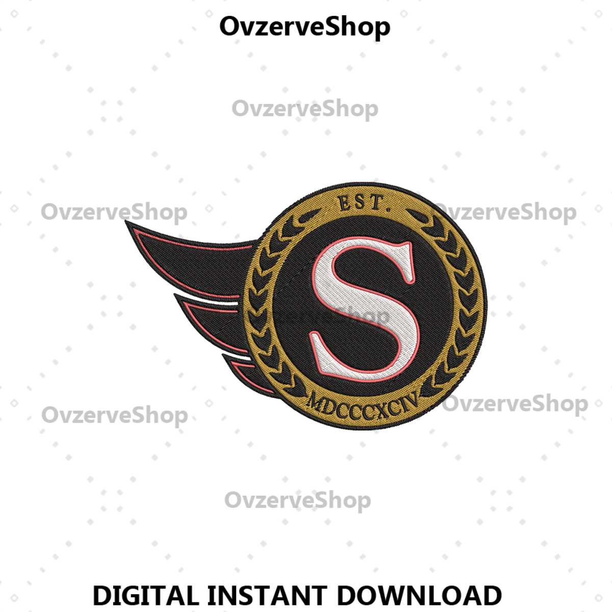NHL Ottawa Senators Embroidery Designs, Ottawa Senators Logo | Inspire ...