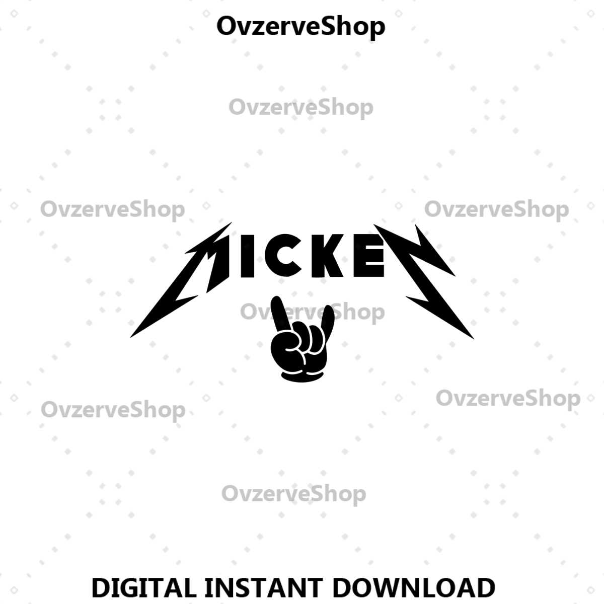 Rock N Roll Mickey Svg, Rock And Roll Symbol Svg, Rock Micke | Inspire ...