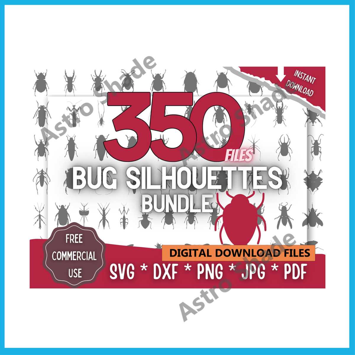 Bug Silhouettes SVG Bundle For Cricut, CNC, Laser, etc Creat | Inspire ...