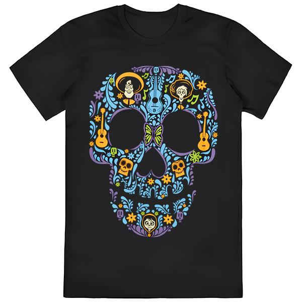 Disney Boys Coco Skeleton Graphic T-Shirt, Disney Skeleton S | Inspire ...