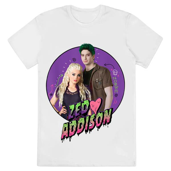 Disney Channel Zombies 2 Zed and Addison Love T-Shirt, Disne | Inspire ...