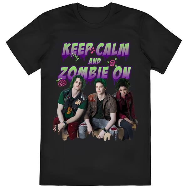 Disney Channel Zombies 2 Keep Calm and Zombie On T-Shirt, Di | Inspire ...