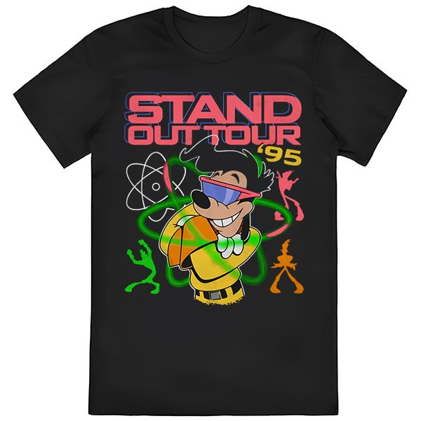Disney Max Powerline Stand Out Tour 90s Goofy Movie Unisex S - Inspire ...