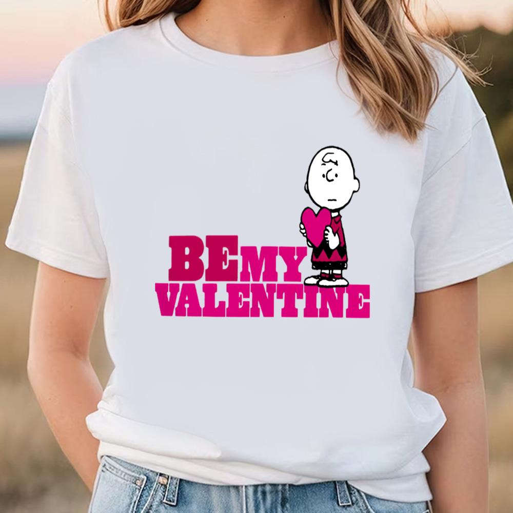 Peanuts Valentines Day Charlie Brown And Snoopy T-Shirt | Inspire Uplift
