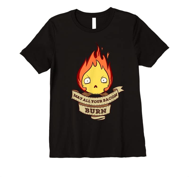 Adorable May All Your Bacon Burn Scary Fire Demon T-Shirt | Inspire Uplift