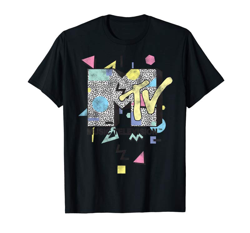 Adorable MTV Retro Shape Design Logo Graphic T-Shirt - Inspire Uplift