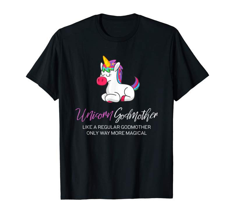 Adorable Unicorn Godmother Shirt Godmother Gifts From Godchi - Inspire ...