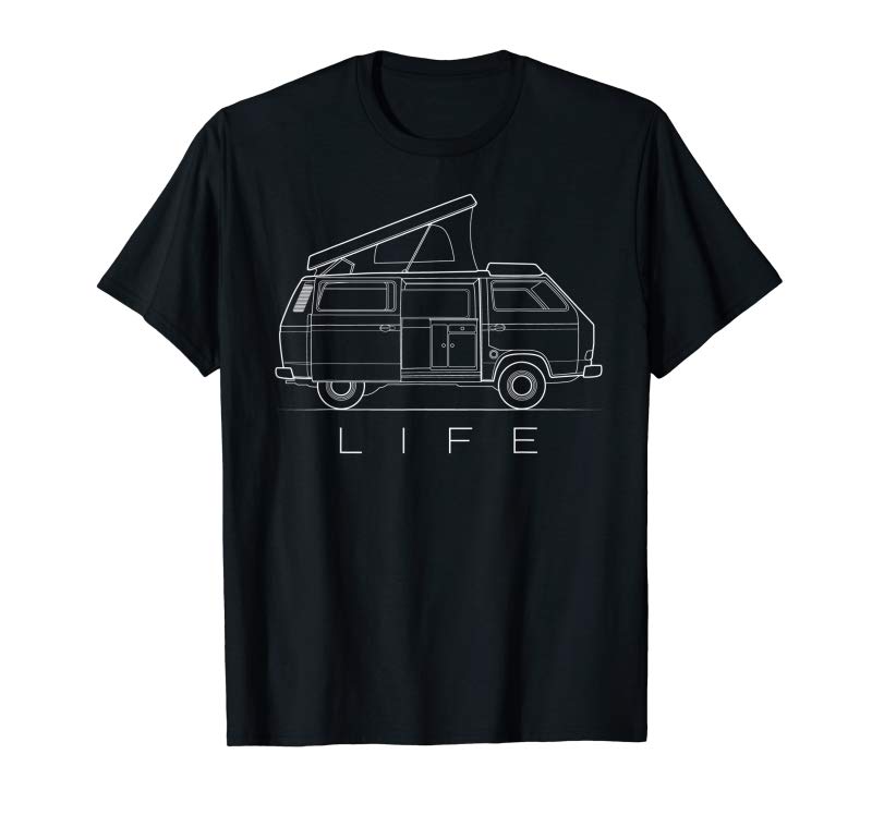 Adorable Van Life T Shirt With Minimalist Design | Inspire Uplift