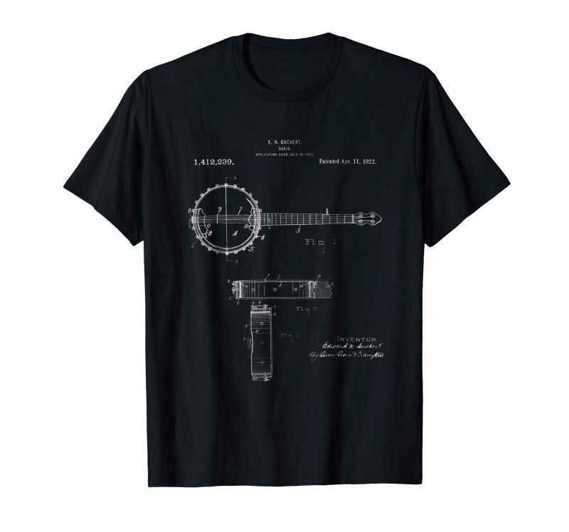 Buy 1922 Vintage Banjo T Shirt For Banjo Enthusiasts - Inspire Uplift