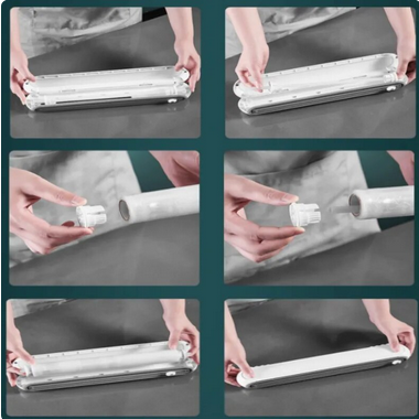 Cling Film Cutter Plastic Wrap Tinfoil Baking Paper Cutting - Inspire ...