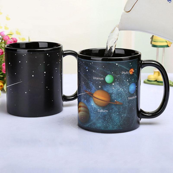 Galaxy Magic Mug With Colored Planet Display | Inspire Uplift