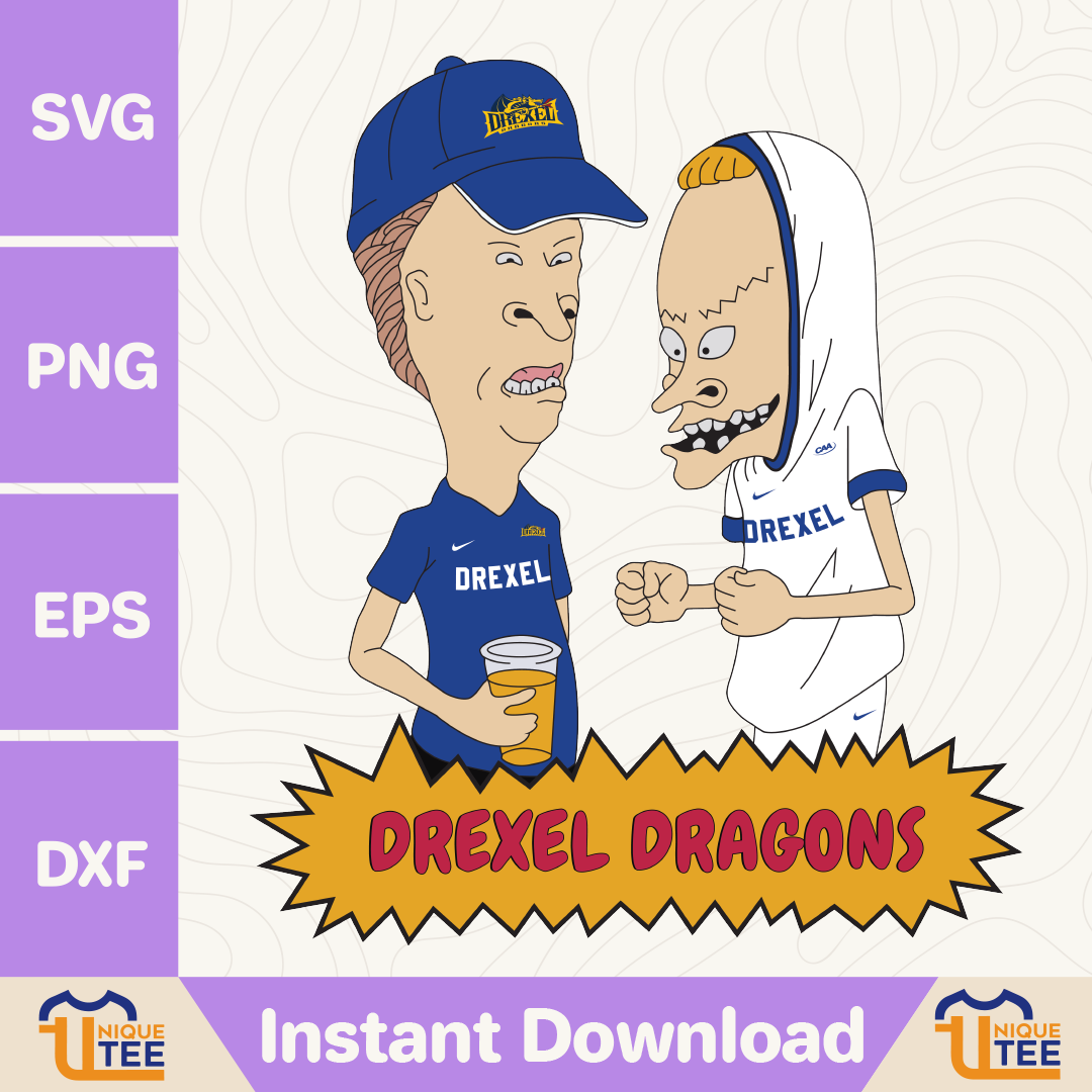 Drexel Dragons Svg, College Mascot, Athletics, Football Team | Inspire ...