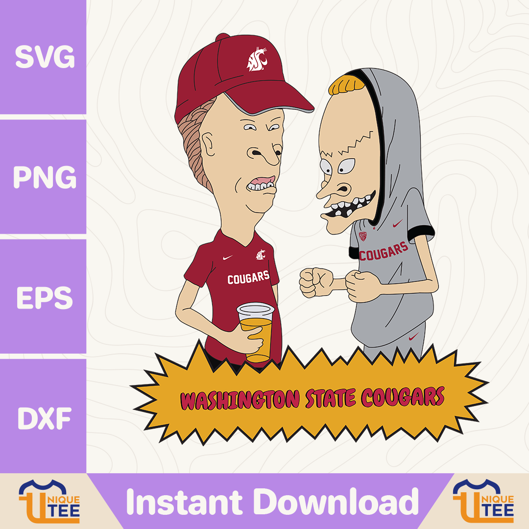 Washington State Cougars Football Svg | Inspire Uplift