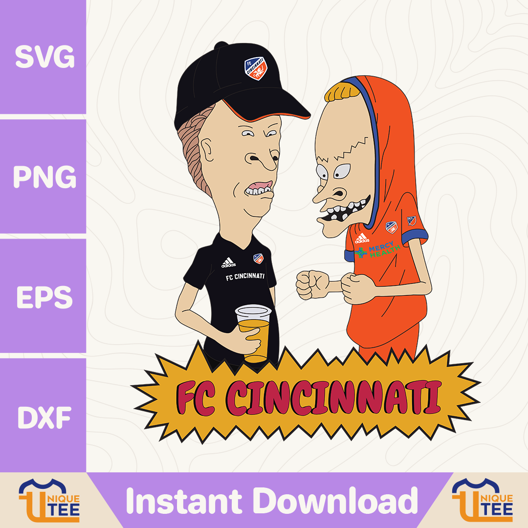FC Cincinnati Svg, Clipart, sublimation, cricut, logo Svg, F | Inspire ...