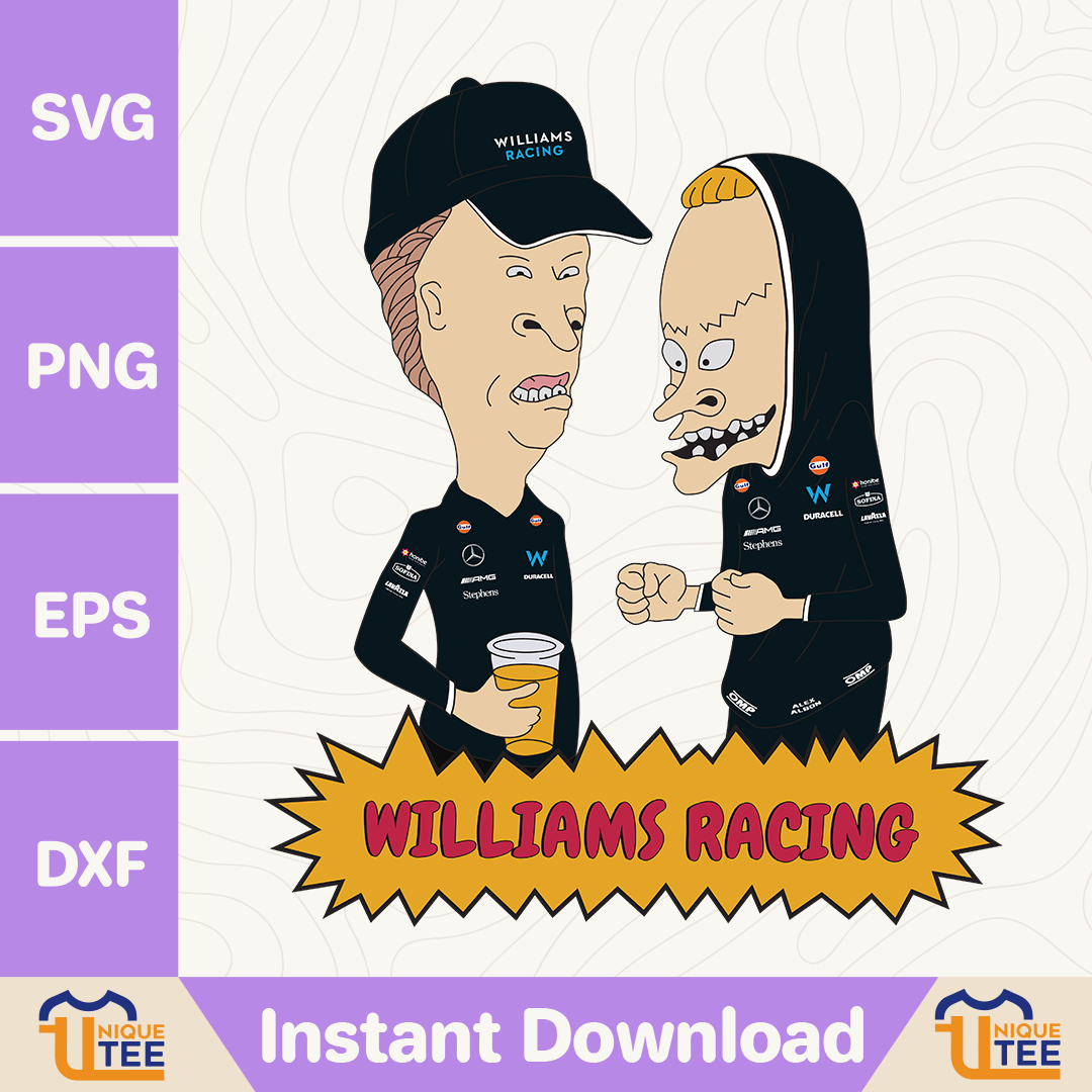 Williams Racing Svg, Silhouette Svg, logo Svg, sublimation, | Inspire ...