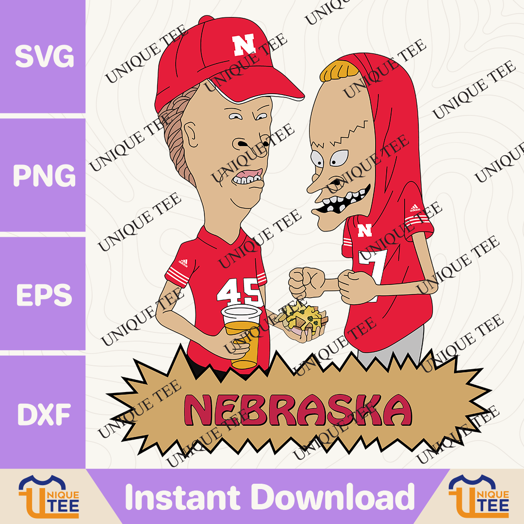 Nebraska Cornhuskers Svg, Football Svg, Sublimation, Svg, Lo | Inspire ...