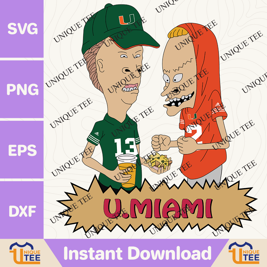 U Miami Svg, Cricut and Silhouette, Instant Download, Logo S | Inspire ...