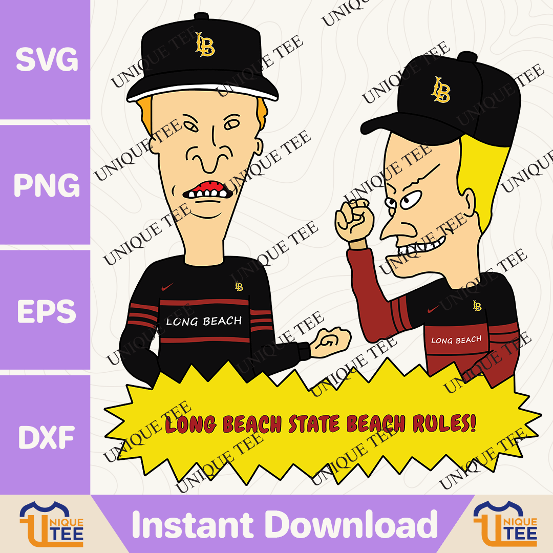 Long Beach State Beach Svg, Logo Svg, Game day, Athletics, I | Inspire ...