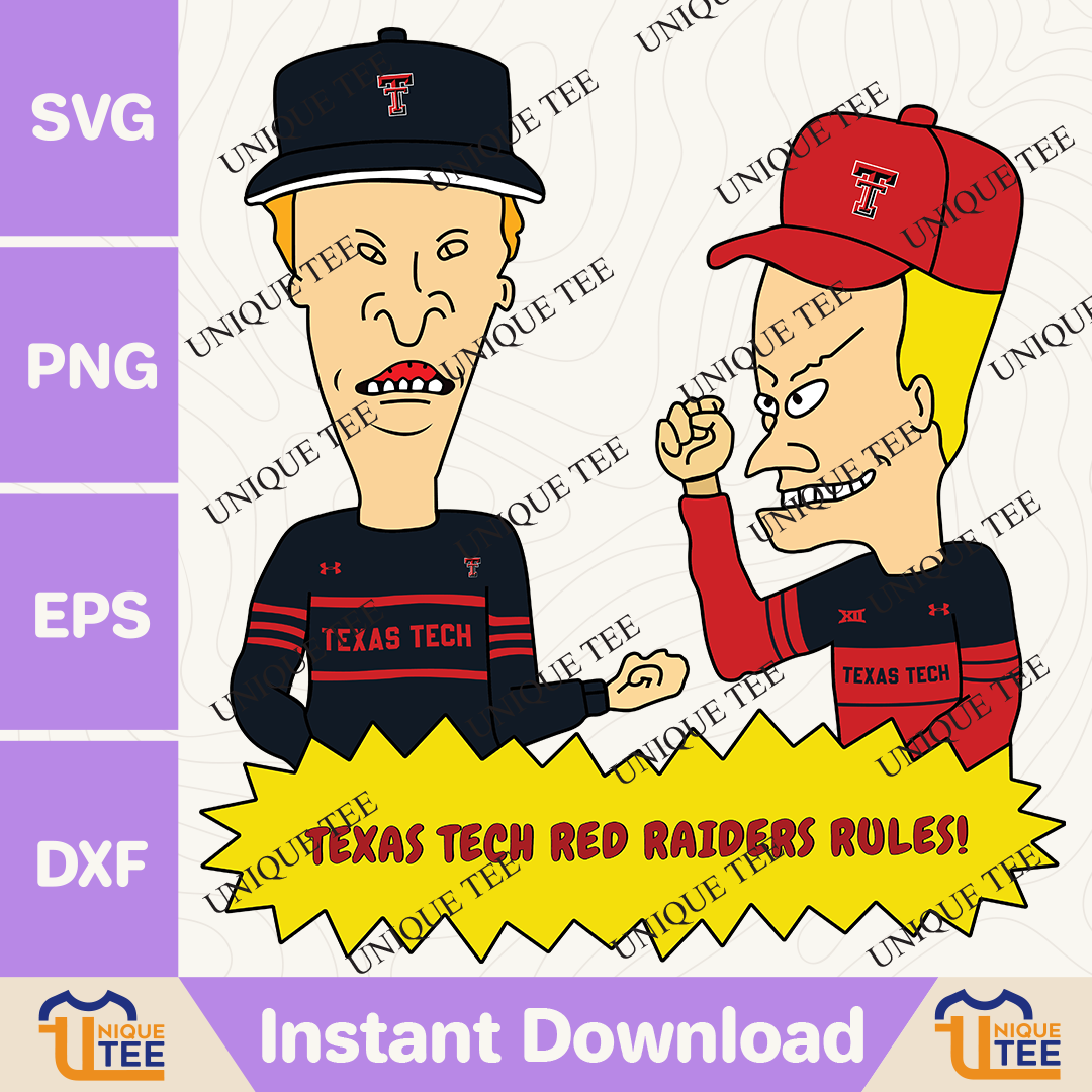Texas Tech Red Raiders Svg, University, College Svg, Footbal | Inspire ...