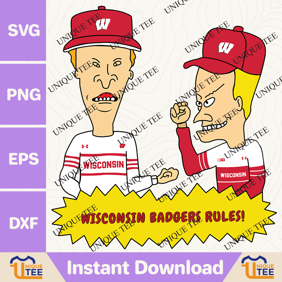 Wisconsin Badgers Svg, Football Team Svg, Sublimation, Cricu | Inspire ...