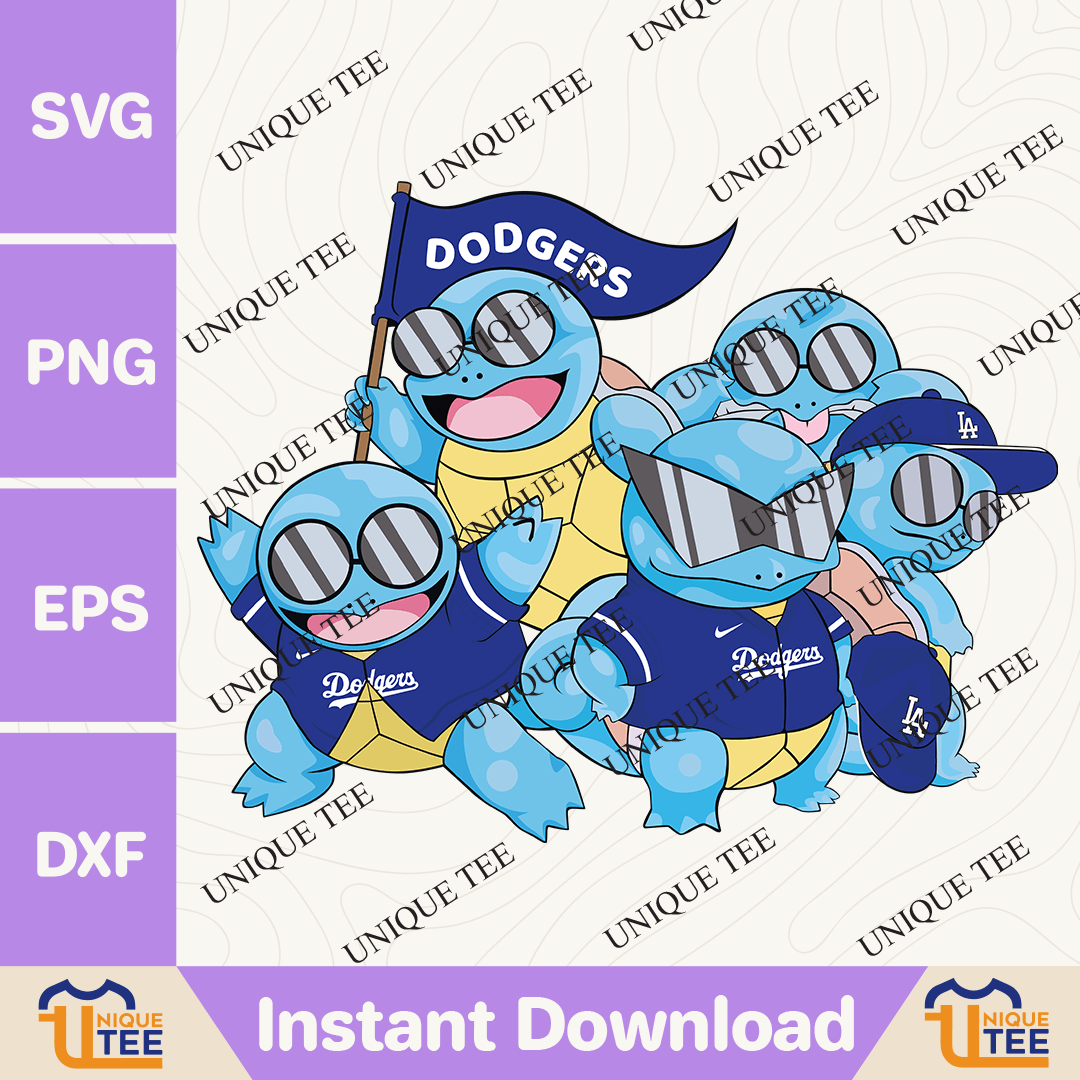 Los Angeles Dodgers Svg, Baseball Team Svg, College Svg, Cli | Inspire ...
